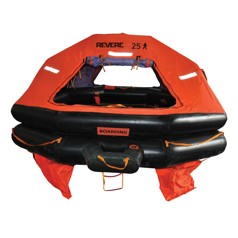 Revere USCG/SOLAR Ellipse Life Raft - Round Canister with HRU & Cradle ...